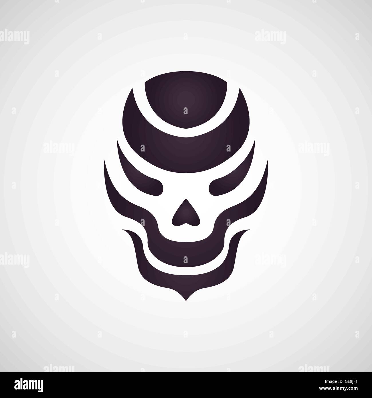 Skull logo vector Stock Vector Image & Art - Alamy