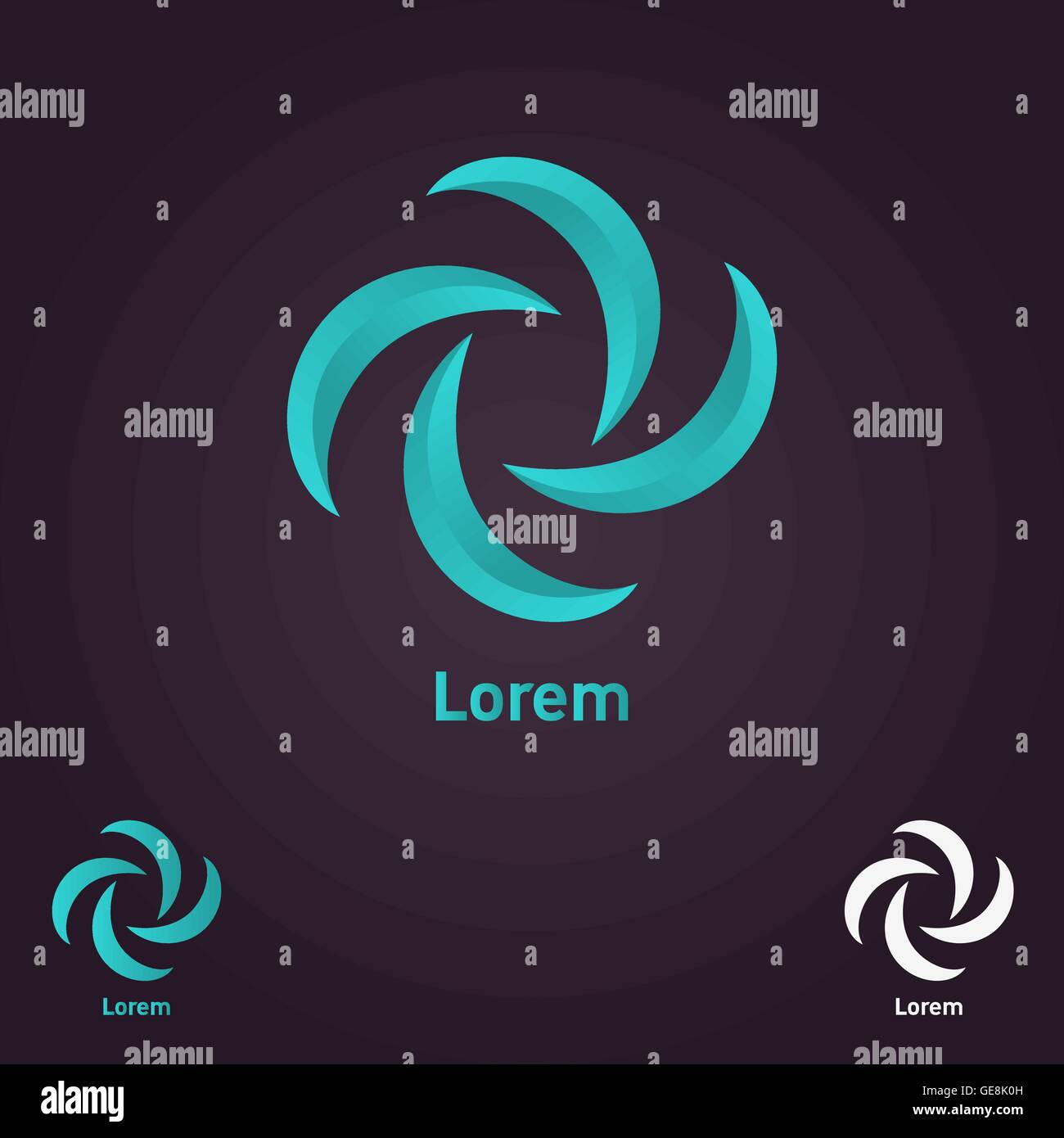 Wave Abstract vector logo design template Stock Vector Image & Art - Alamy