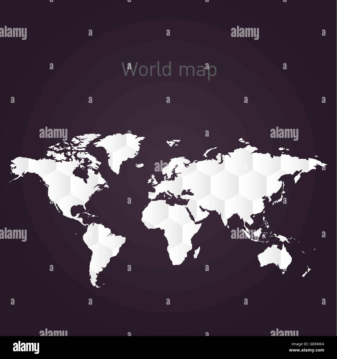 world map vector Stock Vector Image & Art - Alamy