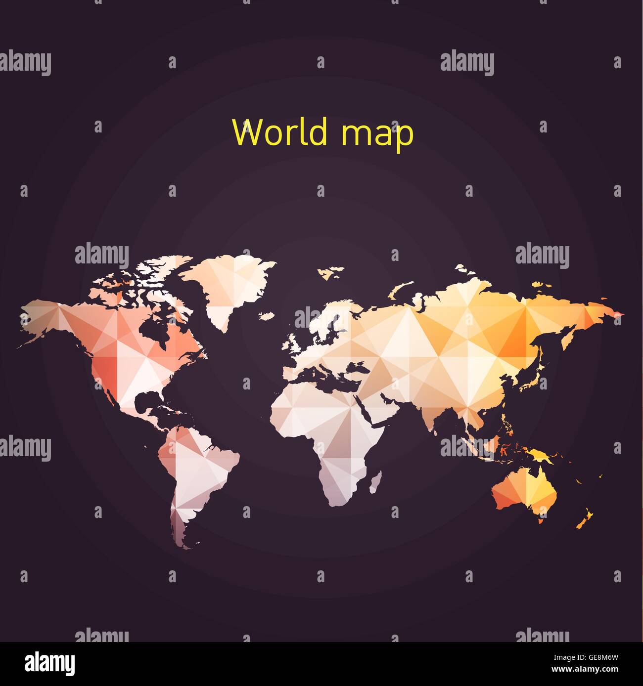 world map vector Stock Vector Image & Art - Alamy