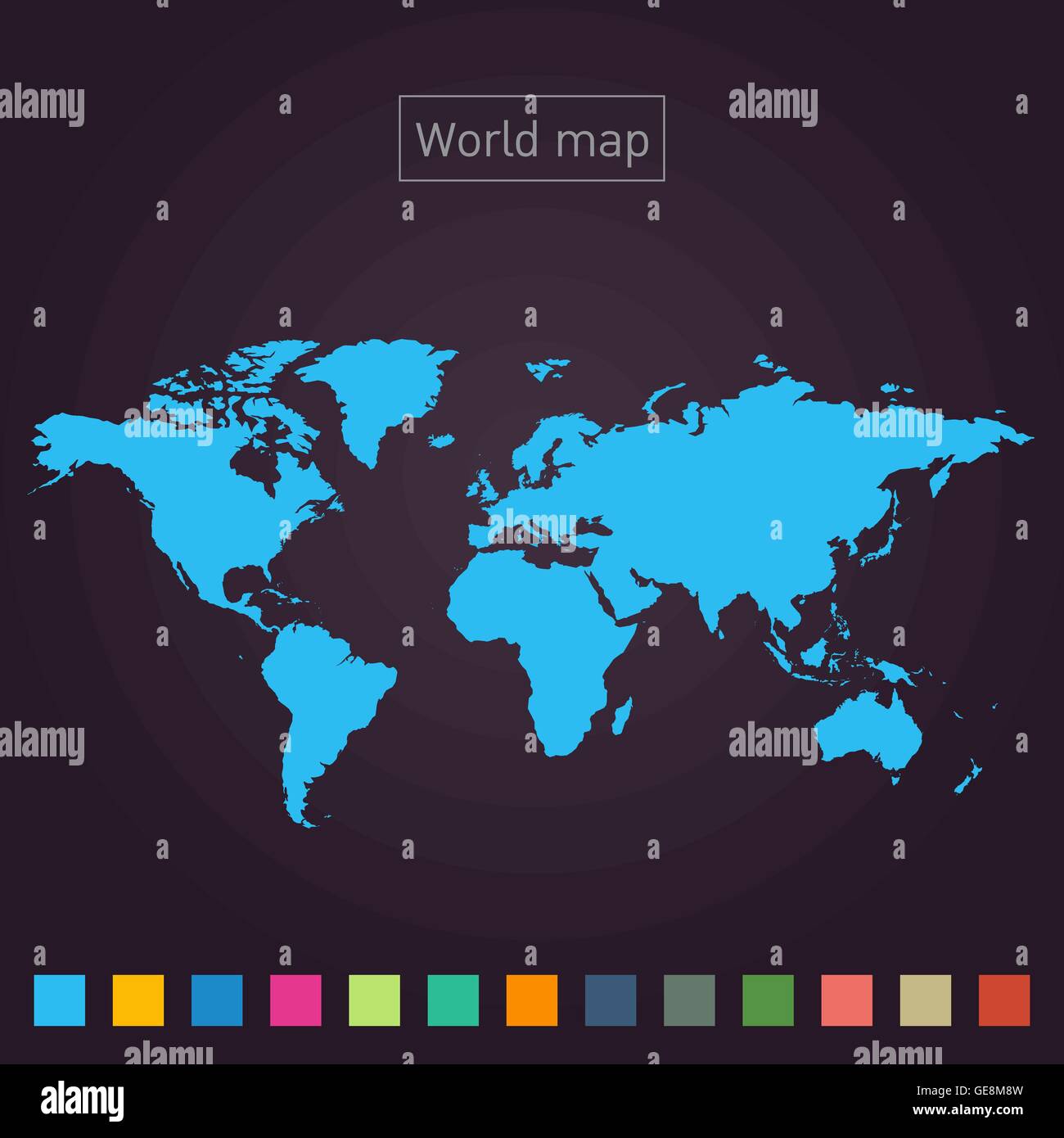 world map vector Stock Vector Image & Art - Alamy