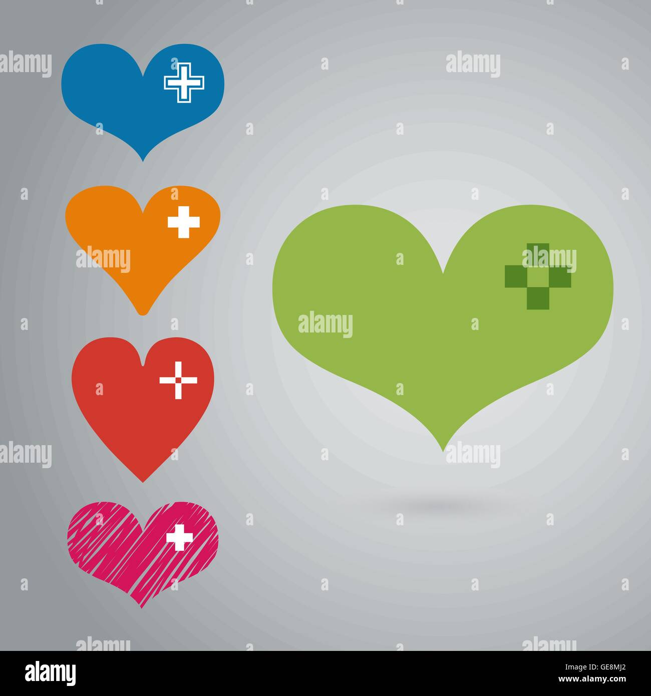 Heart Icon Vector Stock Vector Image & Art - Alamy