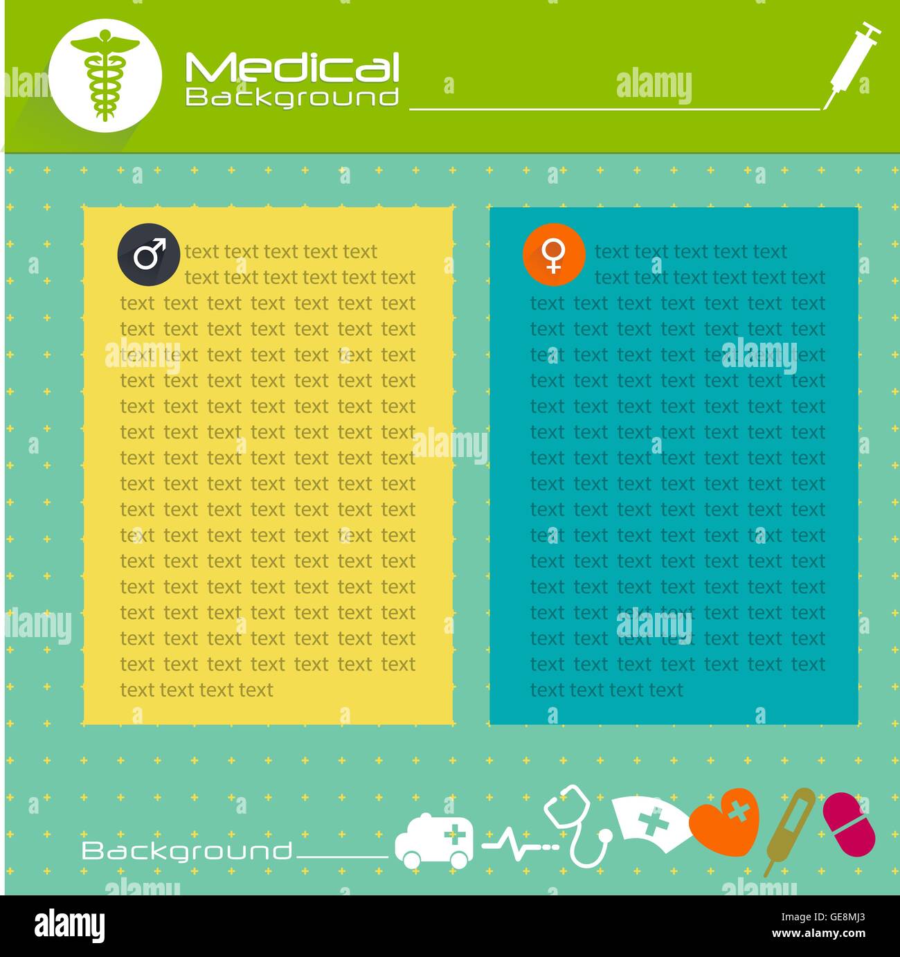 Medical background. Vector Illustration Stock Vector Image & Art - Alamy