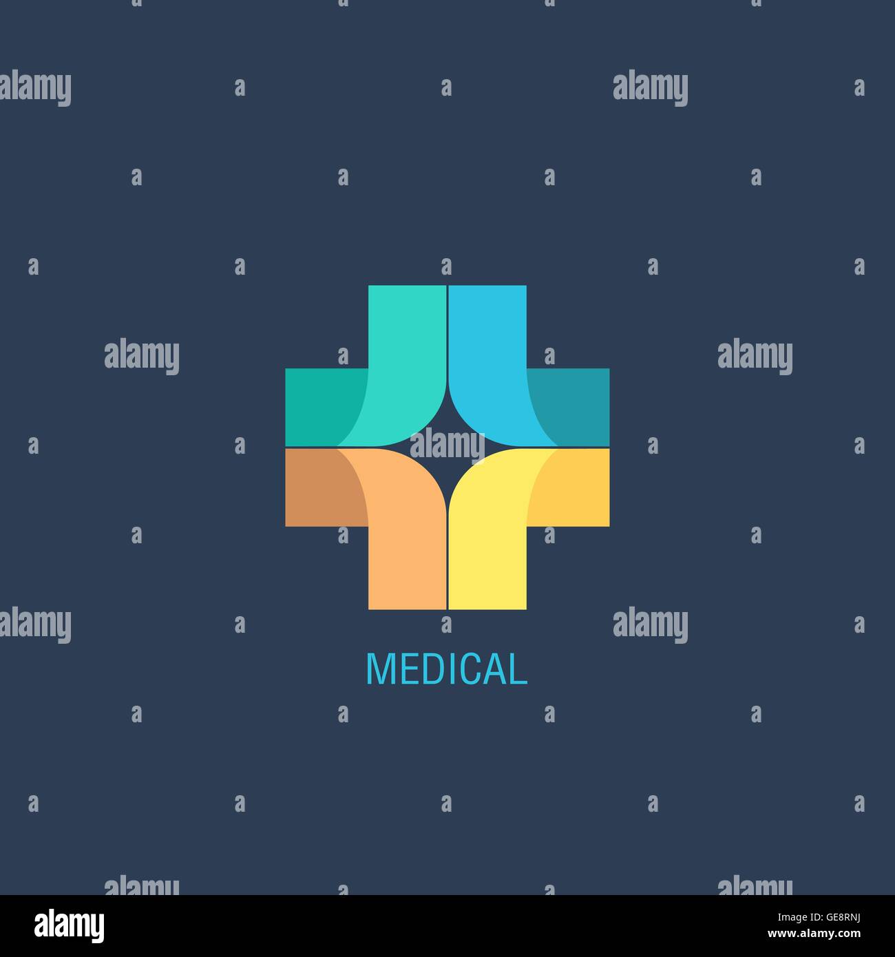 Medical logo vector Stock Vector Image & Art - Alamy