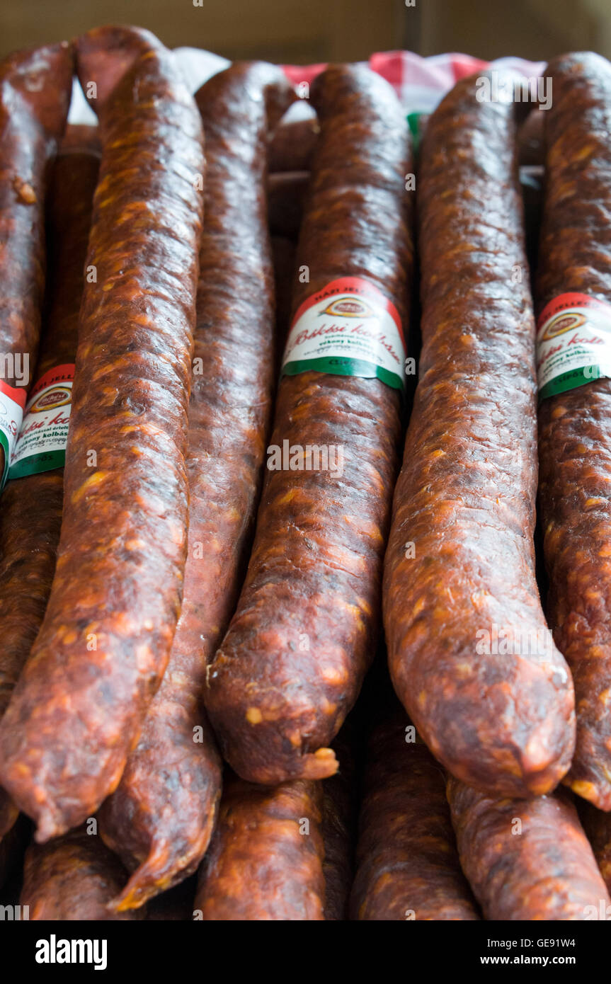 Hungarian salami hungarian food festival hi-res stock photography and ...