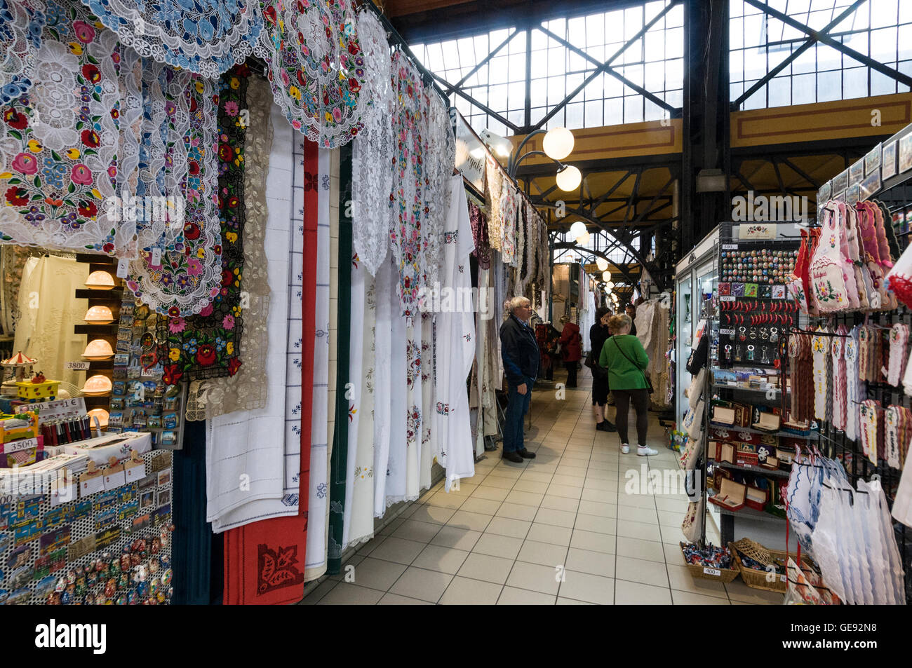 The Great Market Hall in Budapest, Hungary Stock Photo - Alamy