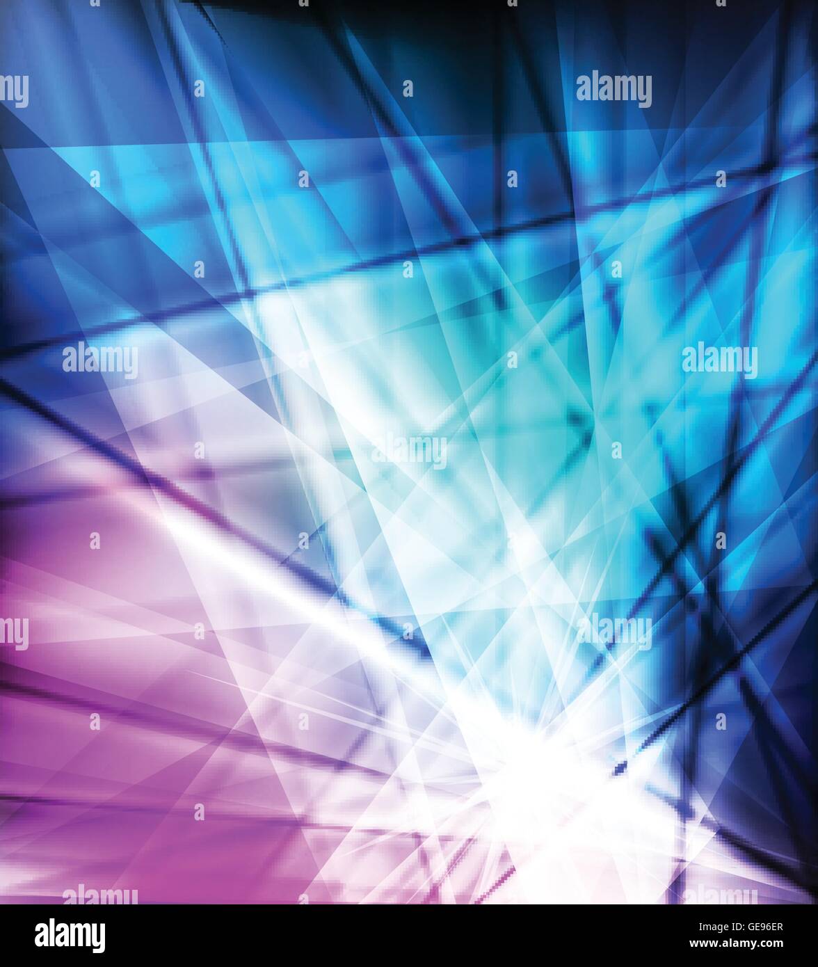 Blue and pink neon vector abstract background template Stock Vector ...