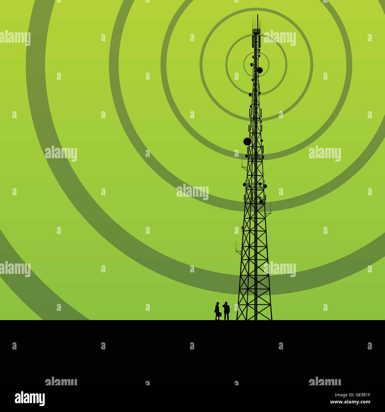 Base transceiver station Stock Vector Images - Alamy