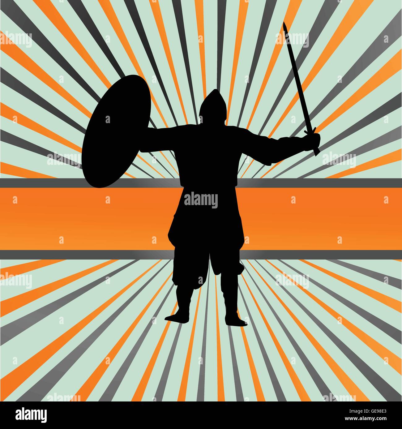 Medieval knight, warrior vector background concept Stock Vector Image ...