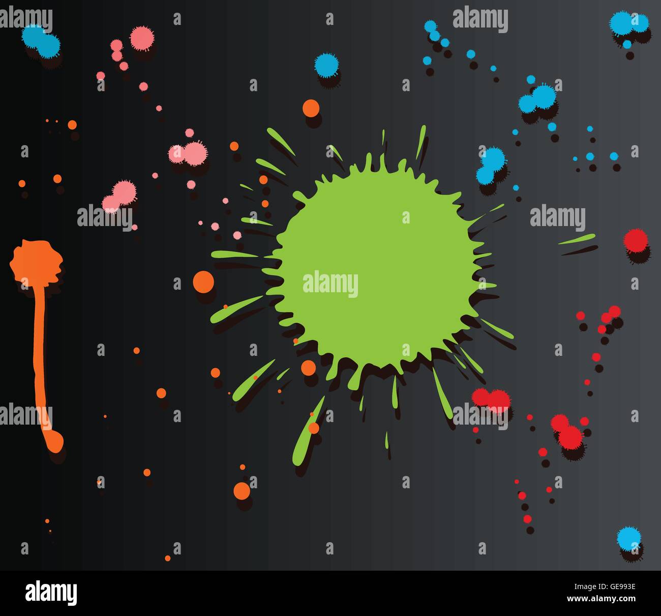 Color splashes vector background for poster Stock Vector Image & Art ...