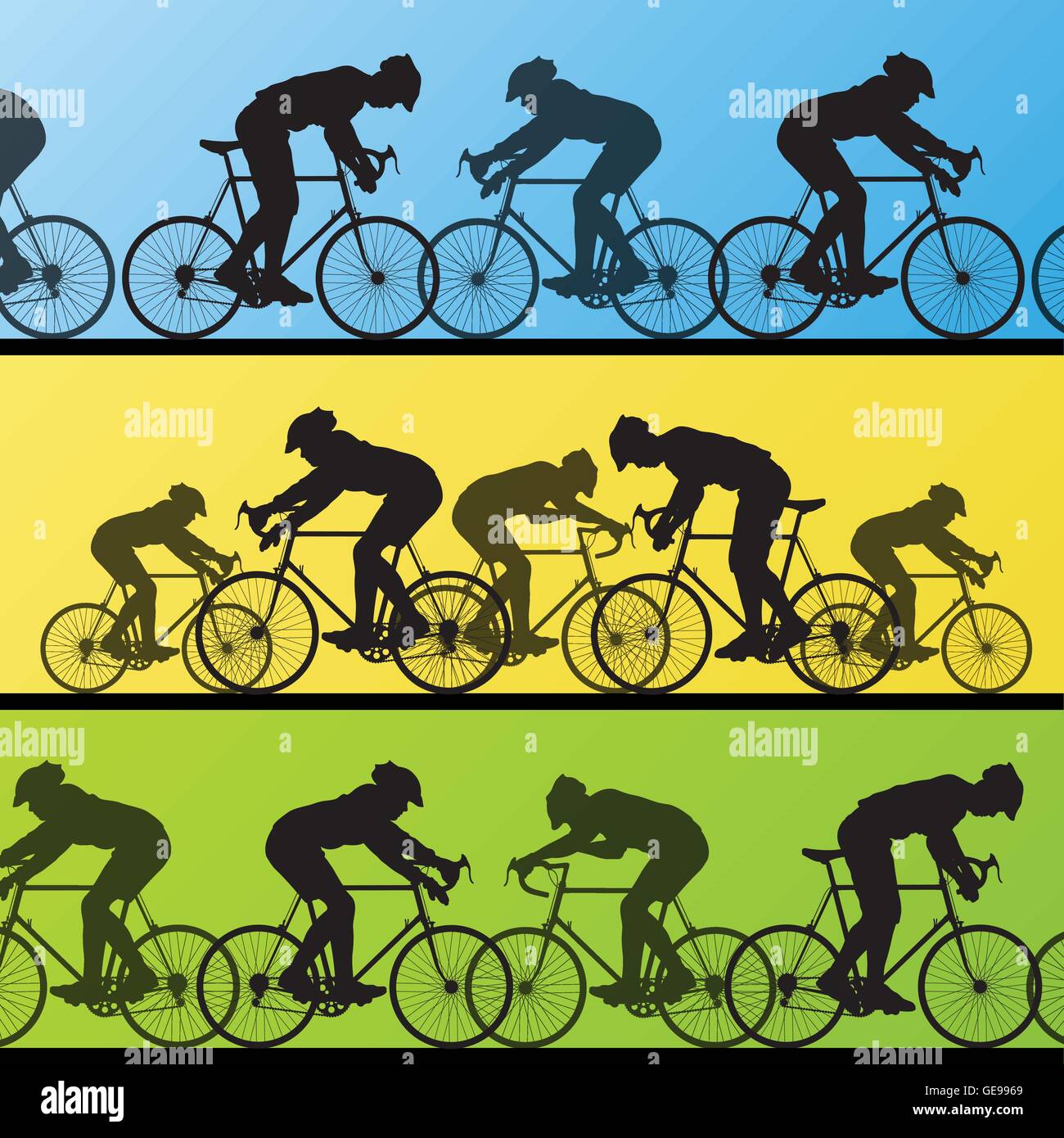 Cyclist leader winner background vector Stock Vector Image & Art - Alamy