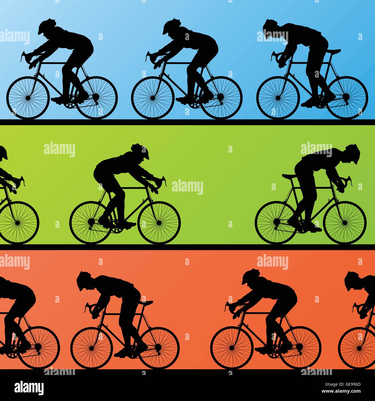 Cyclist leader winner background vector Stock Vector Image & Art - Alamy