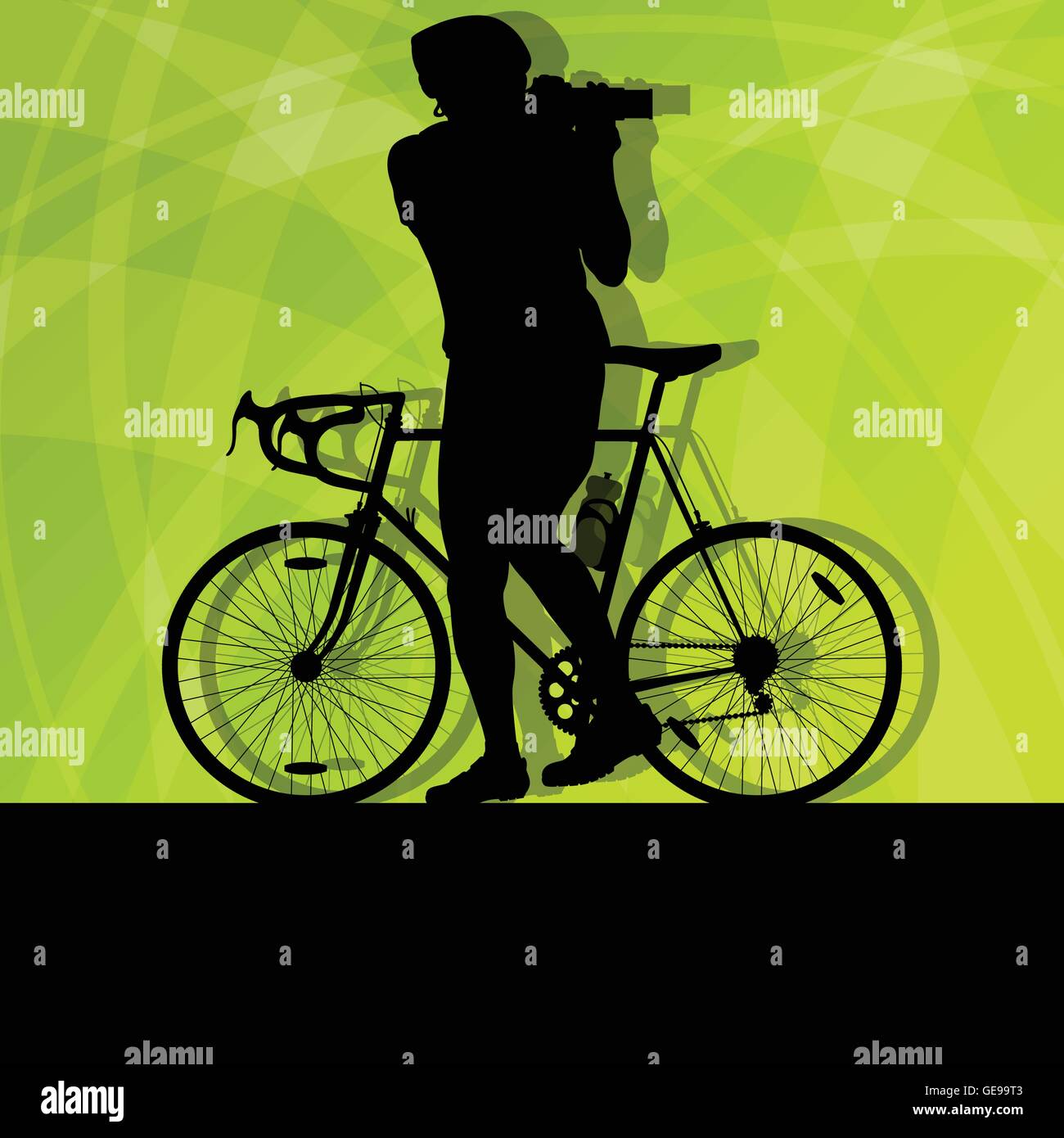Cycling photographer Stock Vector Images - Alamy