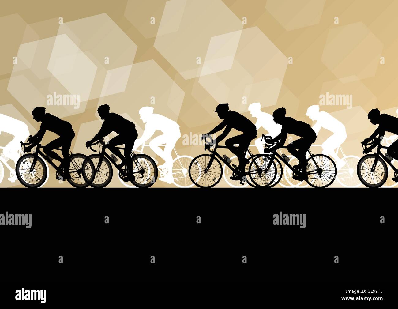 Marathon riders Stock Vector Images - Alamy