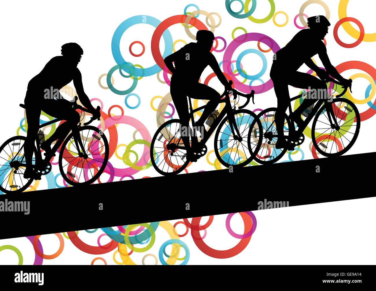 Family of riders Stock Vector Images - Alamy