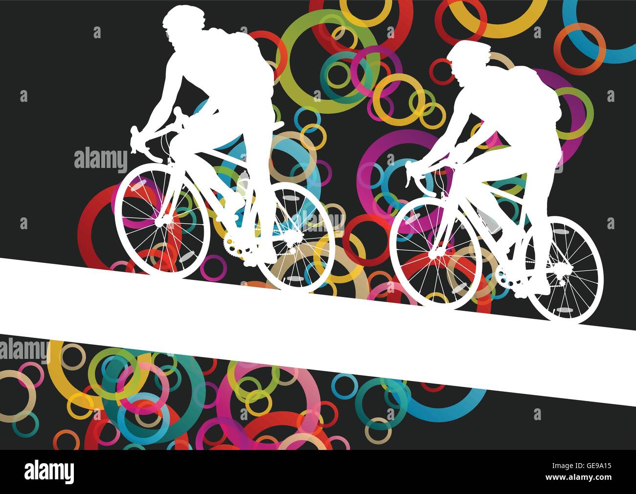 Family biking teen Stock Vector Images - Alamy