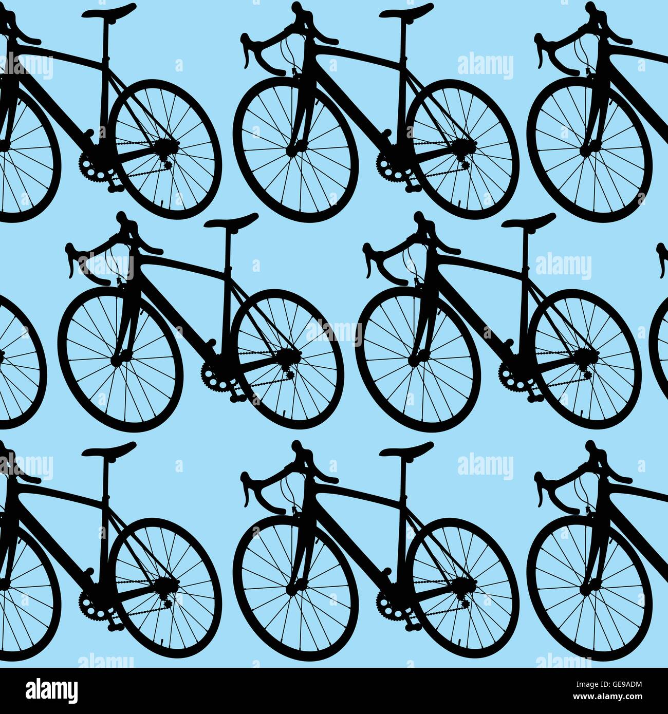 Bicycle pattern wallpaper vintage retro vector background concept for ...