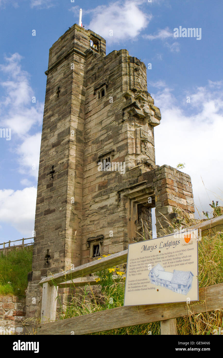 Tutbury Castle, Burton-upon-Trent, Staffordshire, UK Stock Photo - Alamy
