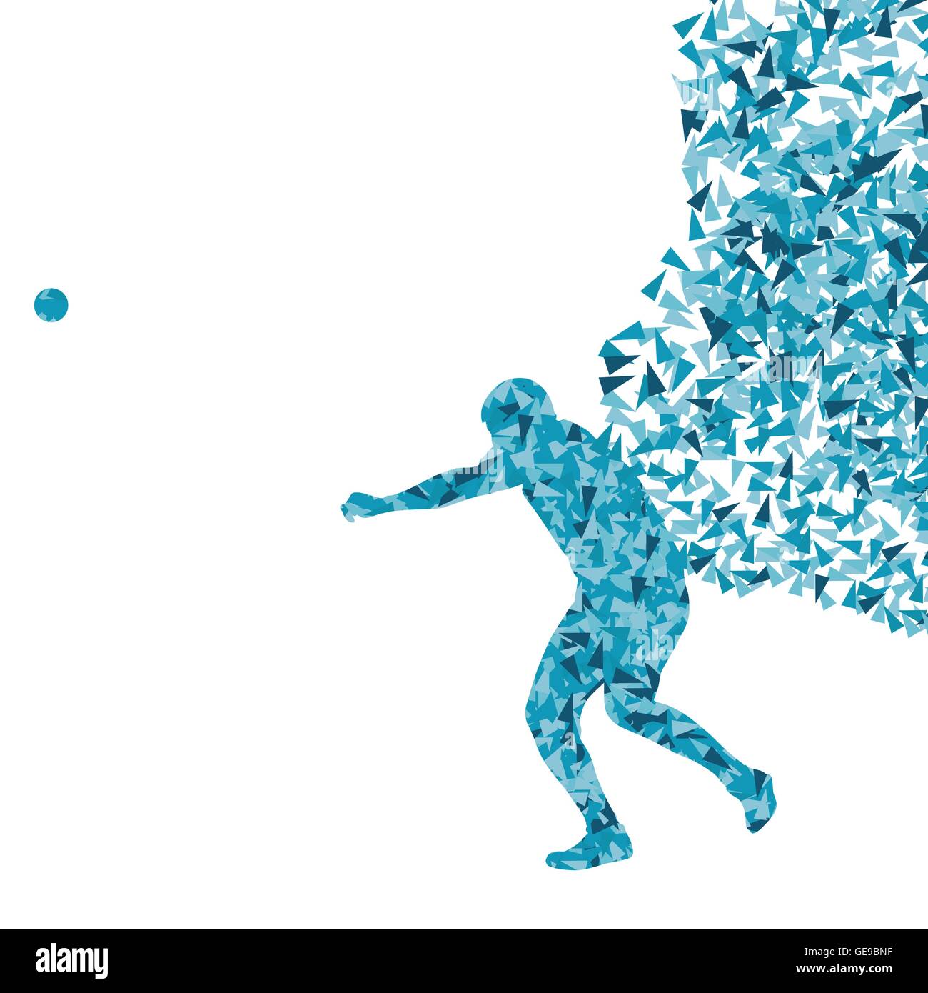 Man throwing shot put Stock Vector Images - Alamy