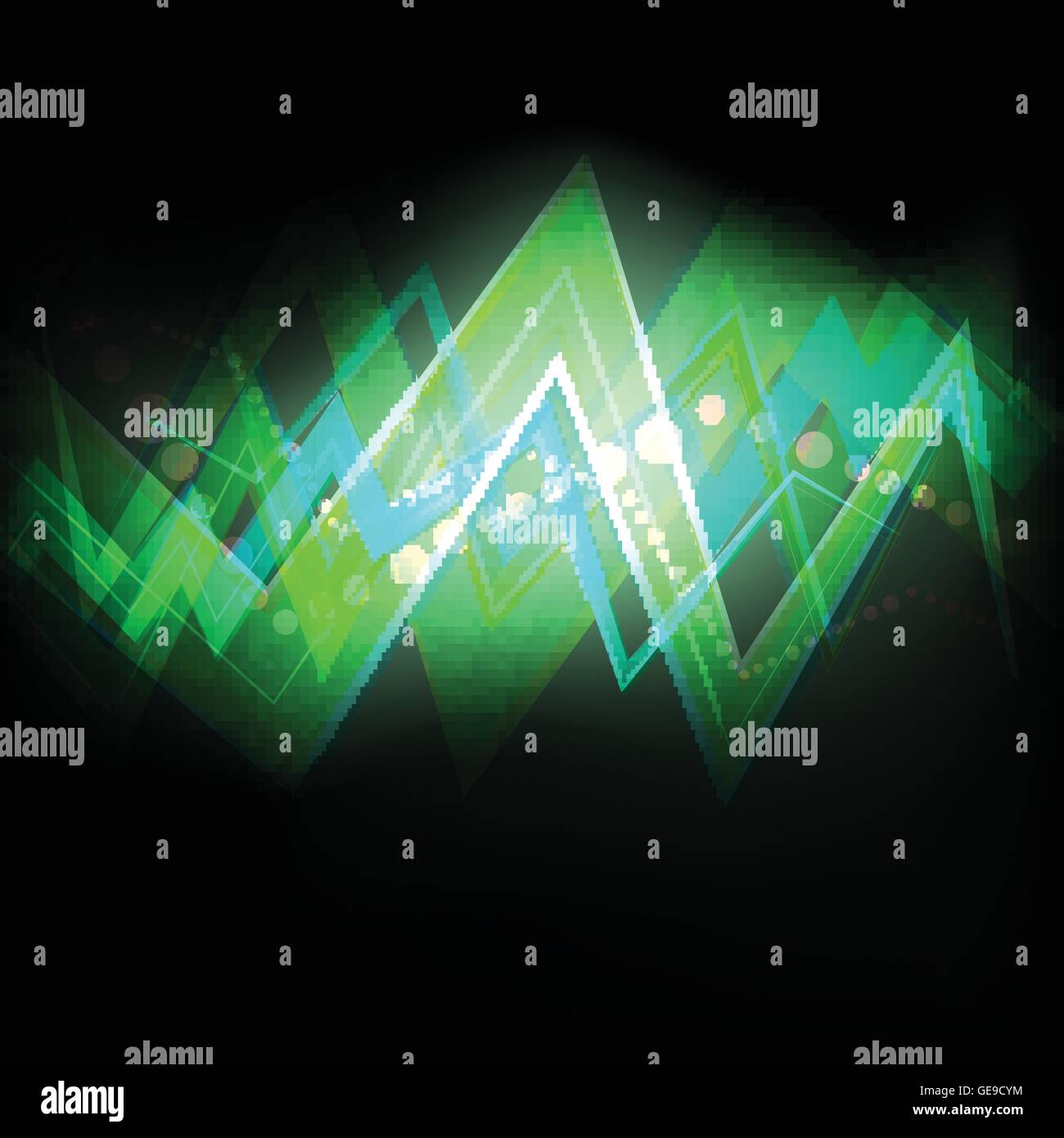 Neon abstract vector background concept template for poster Stock ...