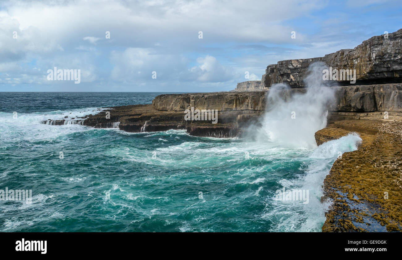 Inishmore coast, Aran Islands, Ireland Stock Photo - Alamy