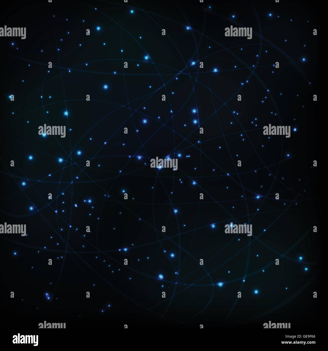 Stars cosmic sky vector background concept for poster Stock Vector ...