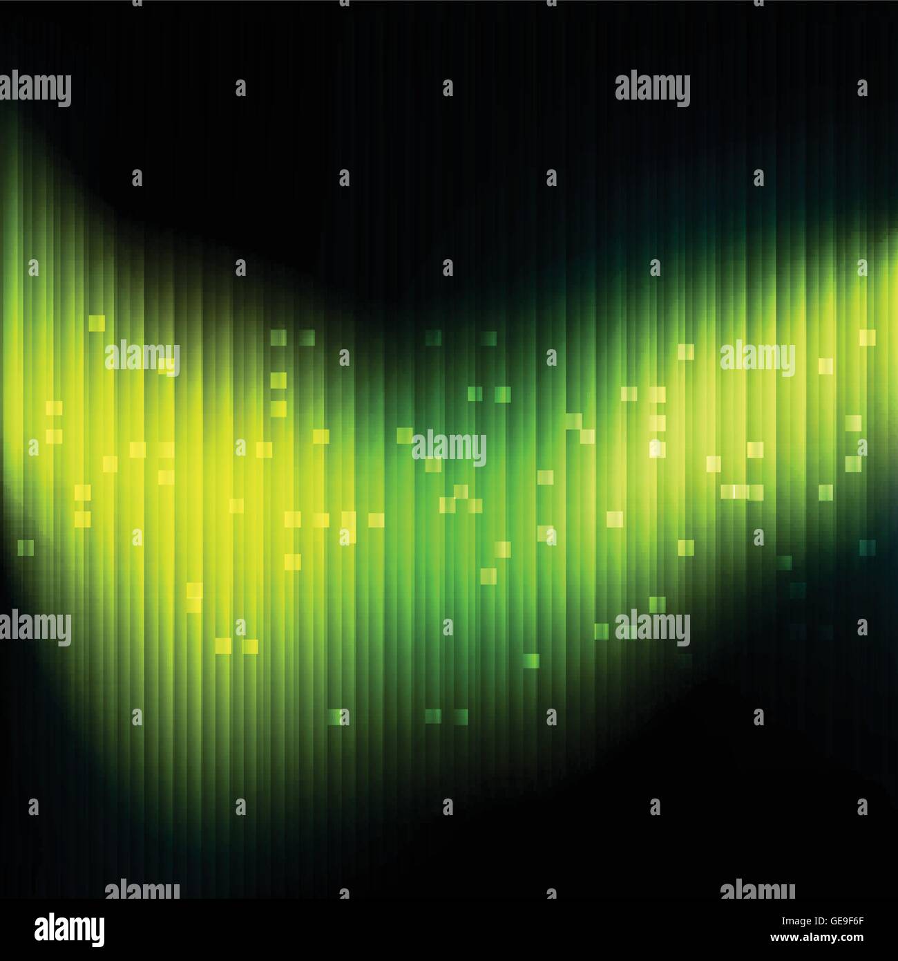 Neon green abstract mosaic background vector for poster Stock Vector ...