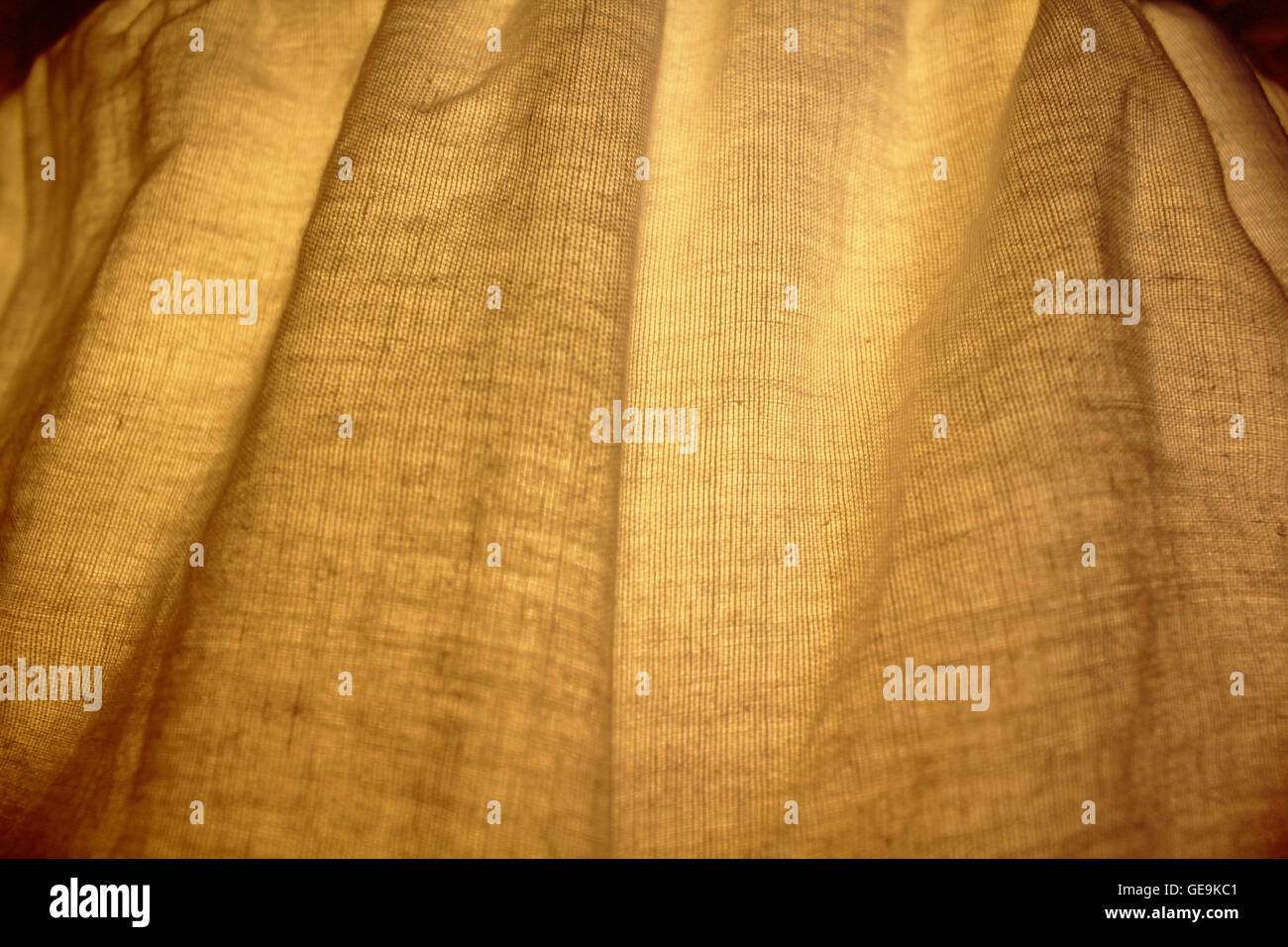 The light behind a white linen cloth Stock Photo - Alamy