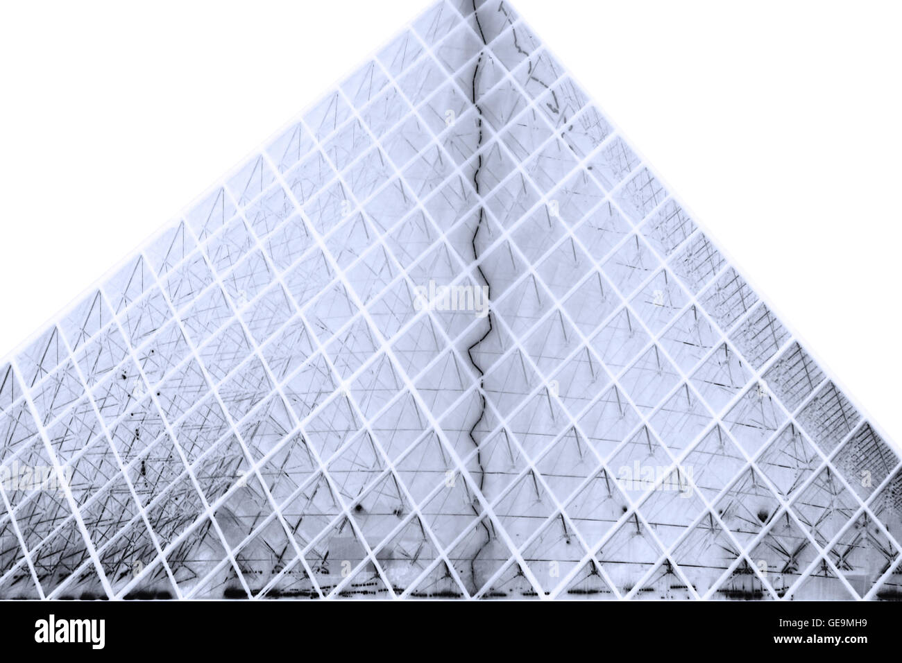 The glass pyramid of the Louvre, Paris, France Stock Photo - Alamy