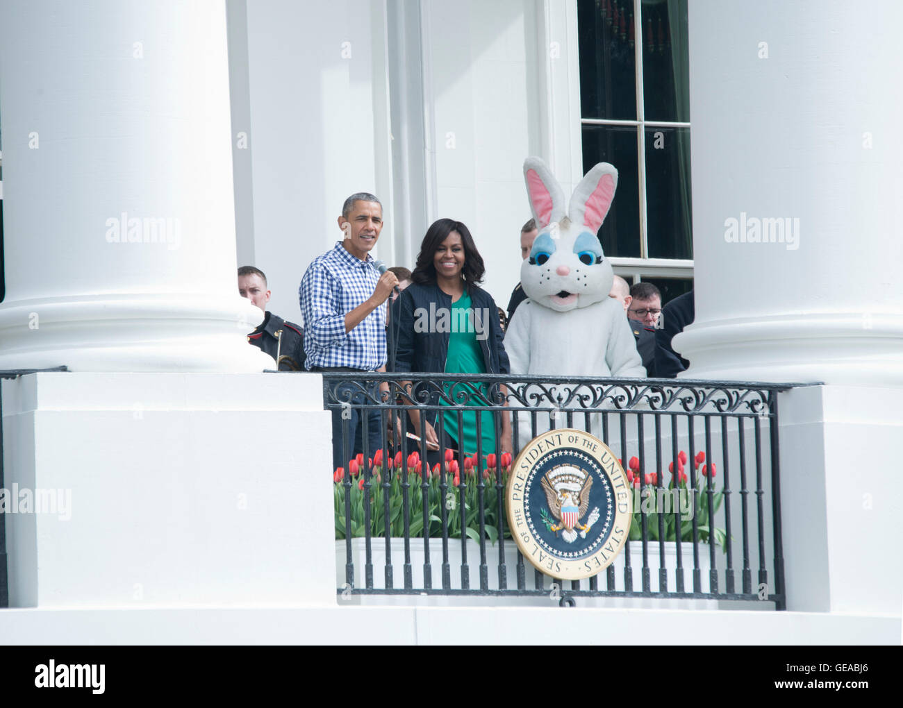 WASHINGTON, DC - MARCH 28: President Barack Obama and First Lady ...