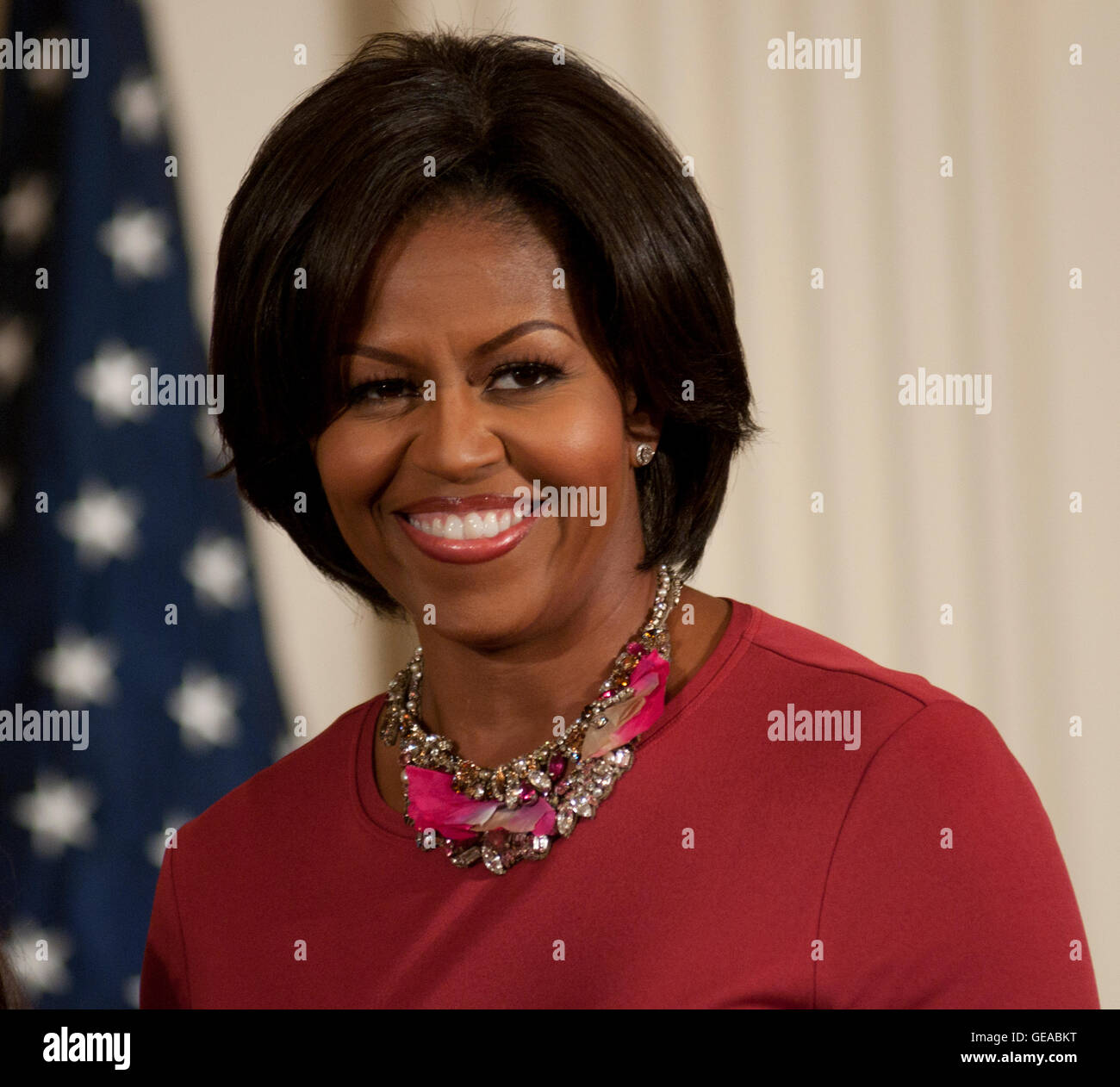 First Lady Michelle Obama attends an award ceremony for winners of the ...