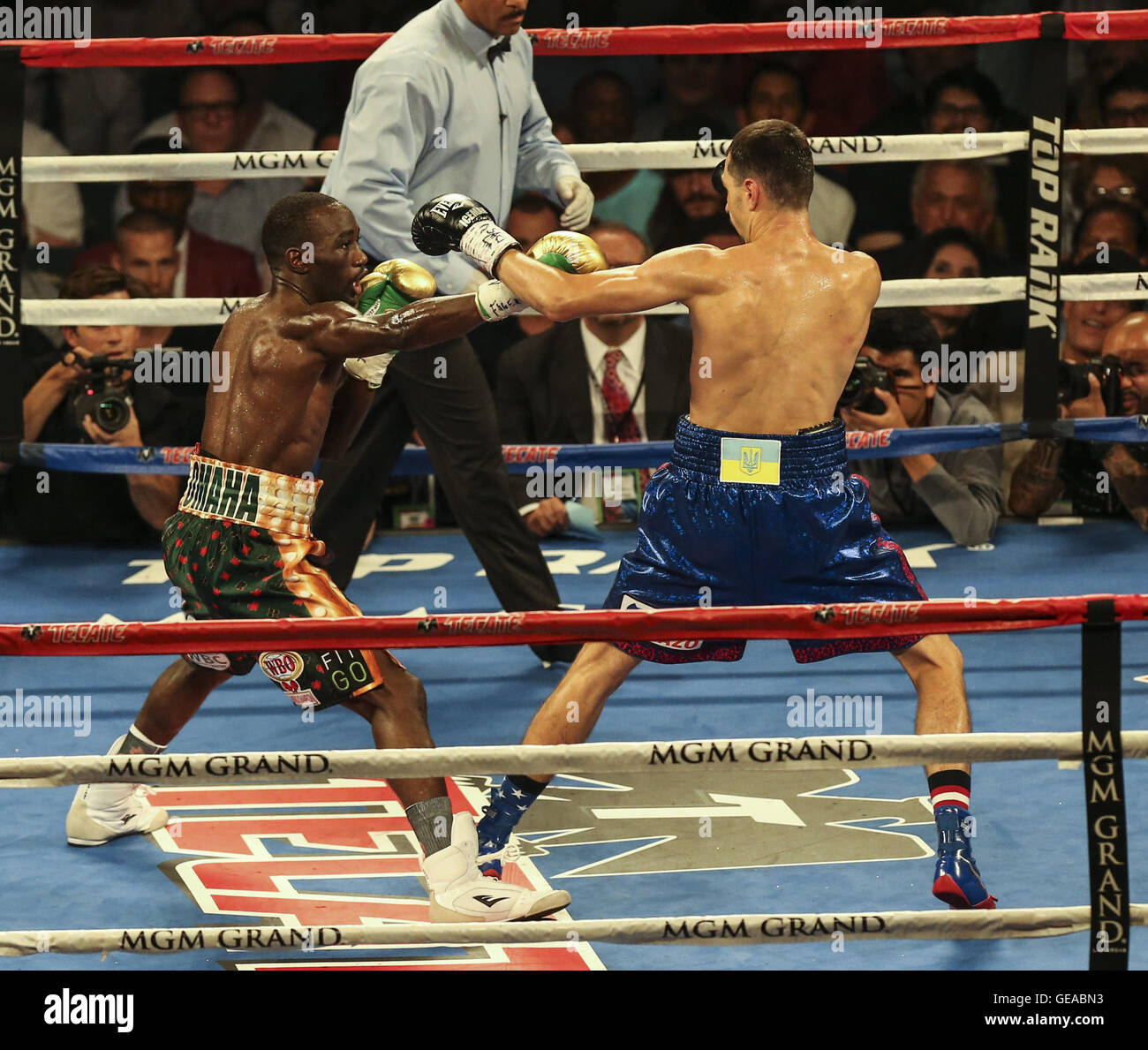 Las Vegas, Nevada, USA. 23rd July, 2016. Terence Crawford fights ...