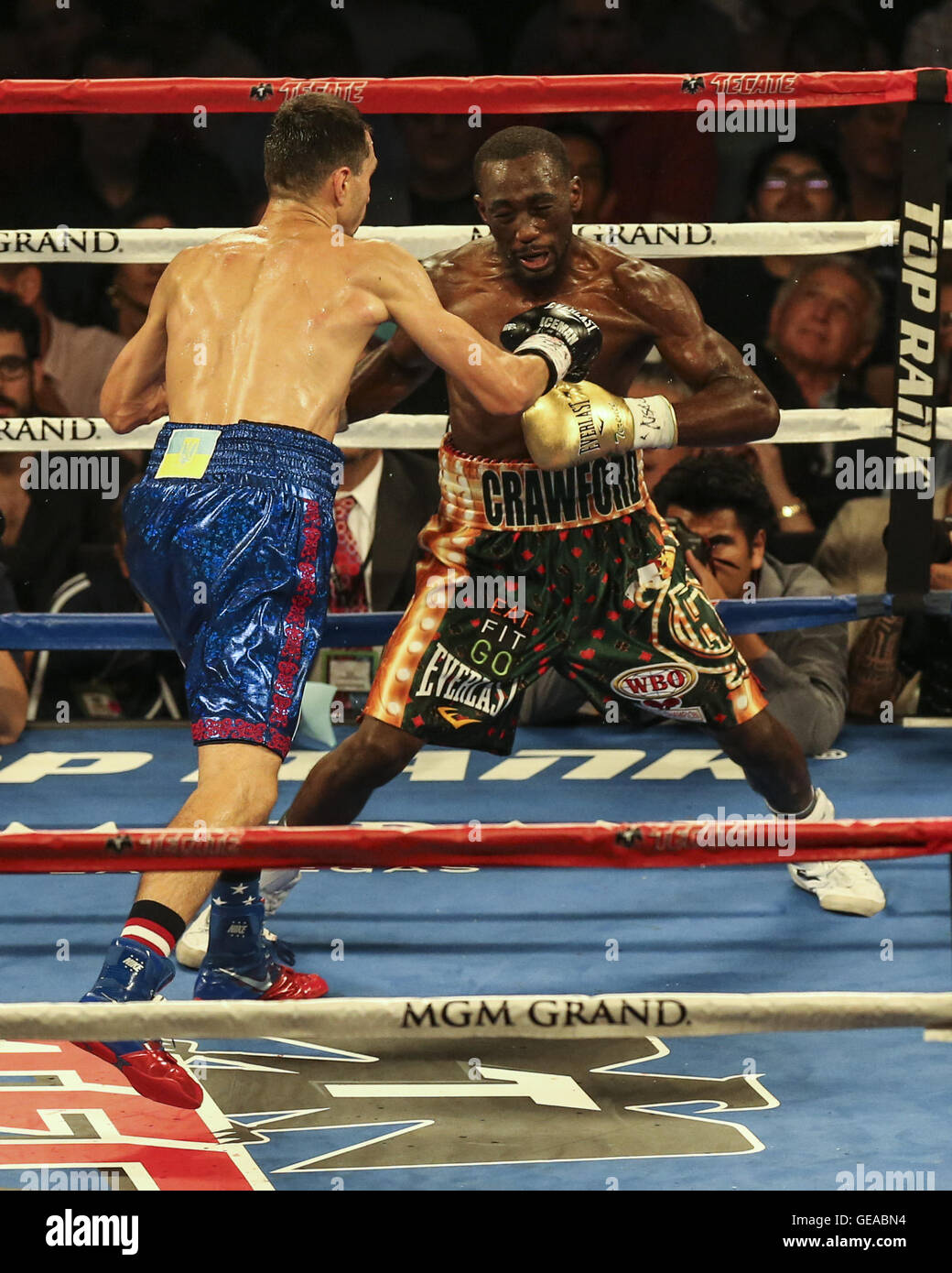 Las Vegas, Nevada, USA. 23rd July, 2016. Terence Crawford fights ...