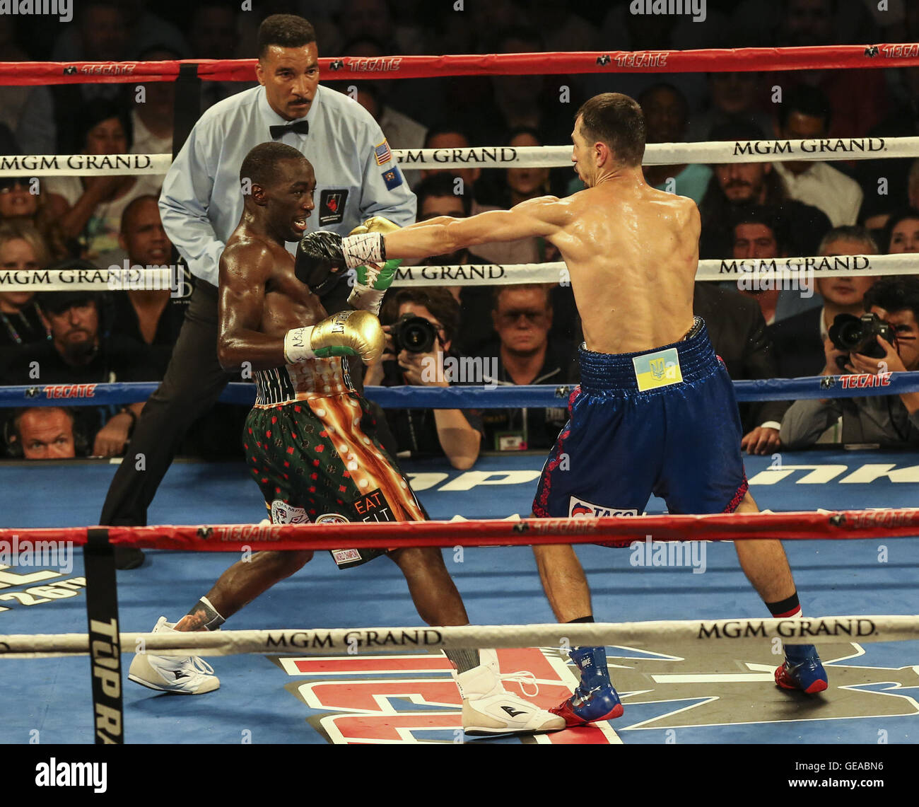 Las Vegas, Nevada, USA. 23rd July, 2016. Terence Crawford fights ...