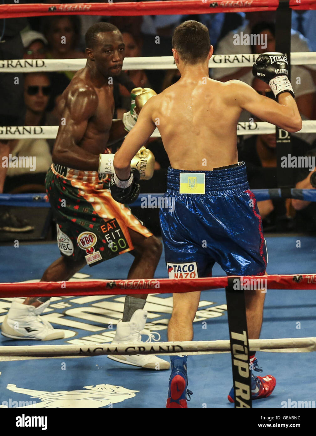 Las Vegas, Nevada, USA. 23rd July, 2016. Terence Crawford fights ...