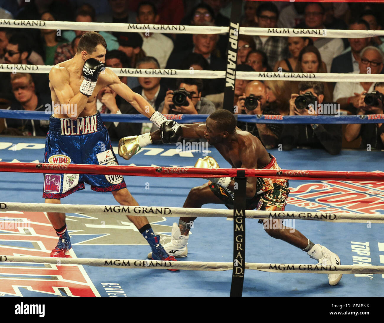 Las Vegas, Nevada, USA. 23rd July, 2016. Terence Crawford fights ...