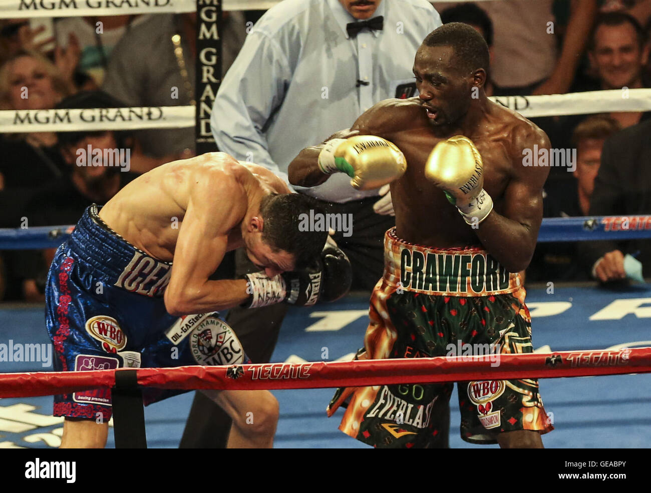 Las Vegas, Nevada, USA. 23rd July, 2016. Terence Crawford fights ...