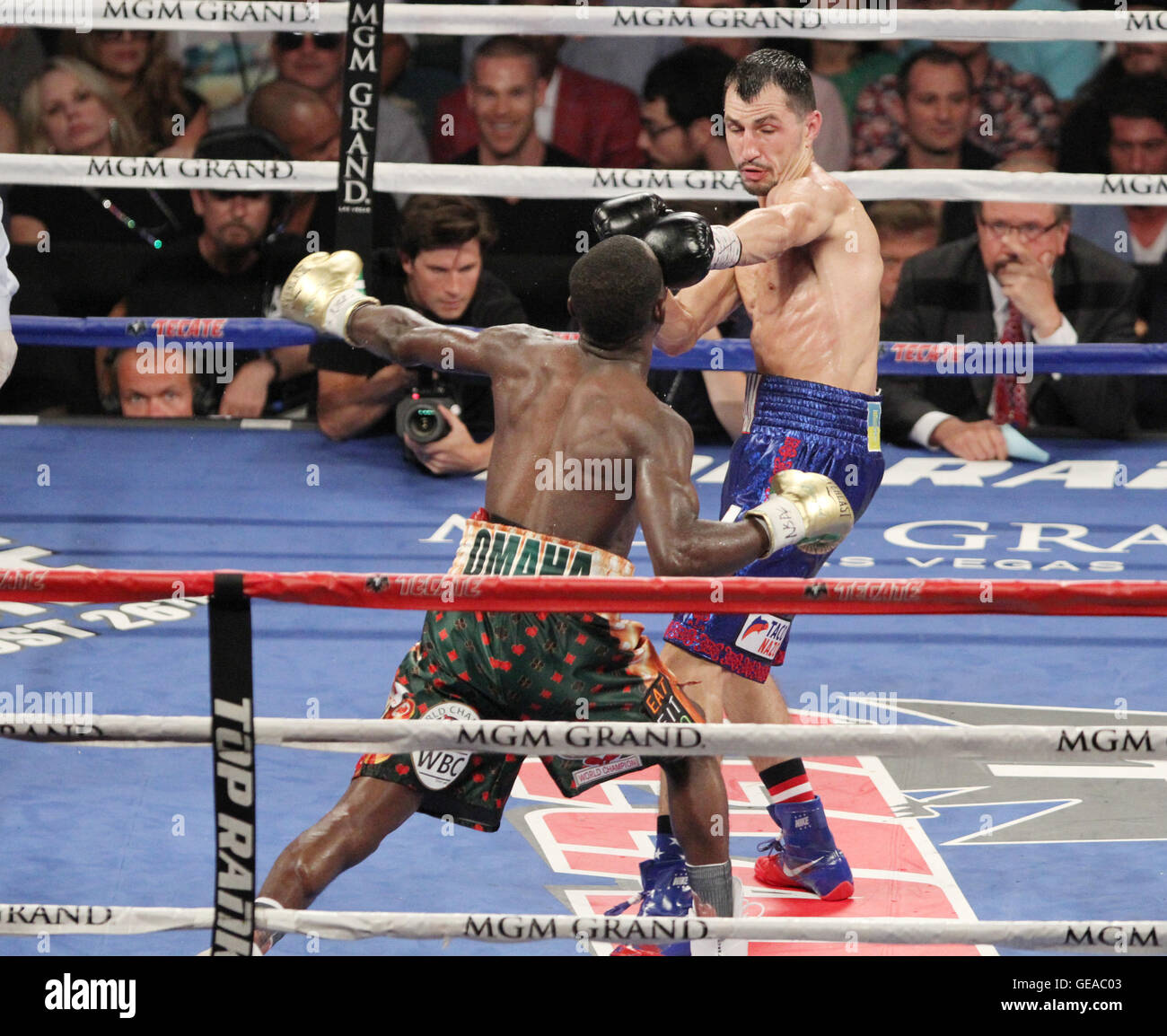 Las Vegas, Nevada, USA. 23rd July, 2016. WBO Welterwieight boxing ...