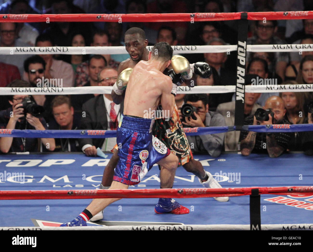 Las Vegas, Nevada, USA. 23rd July, 2016. WBO Welterwieight boxing ...