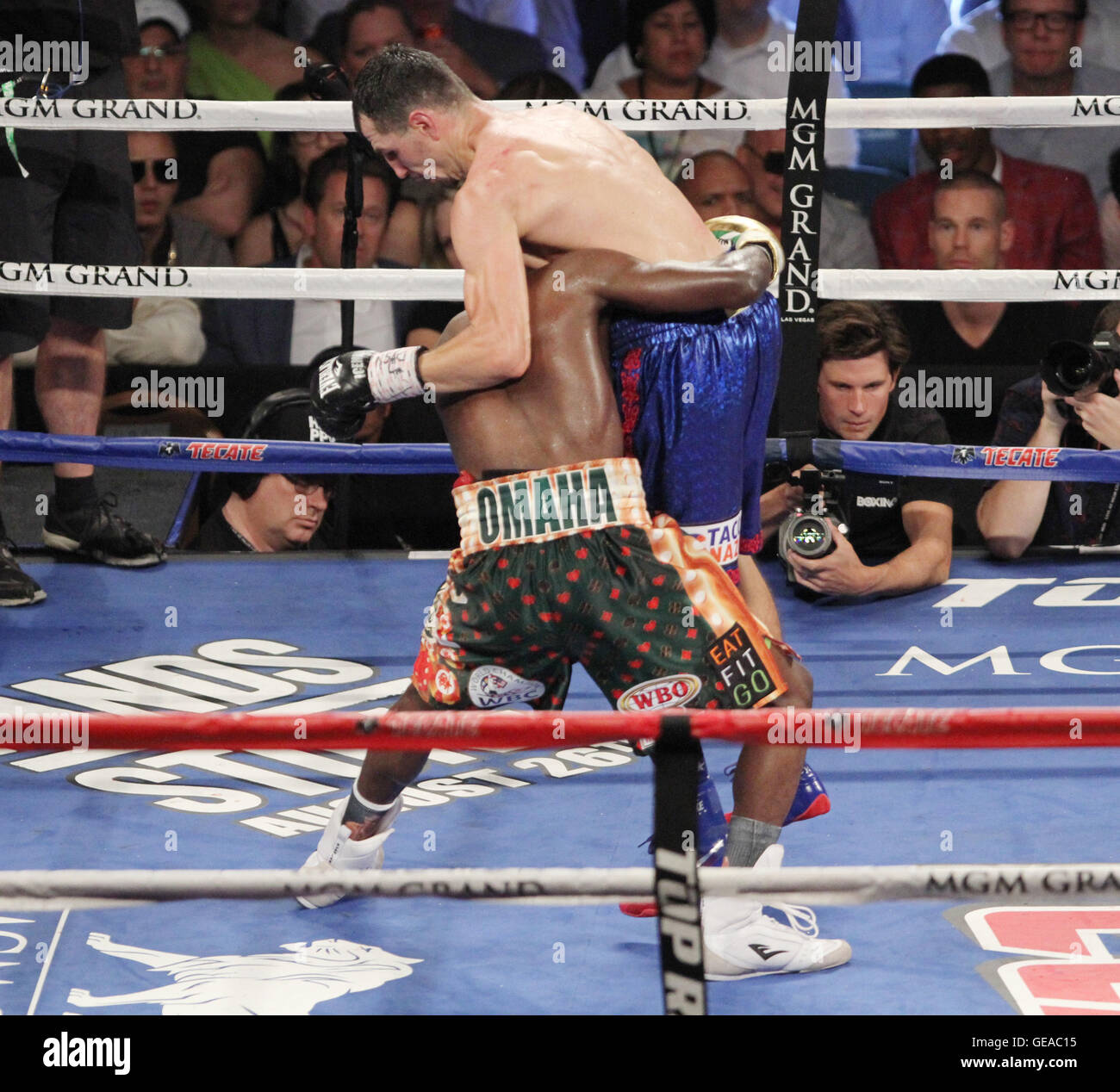 Las Vegas, Nevada, USA. 23rd July, 2016. WBO Welterwieight boxing ...