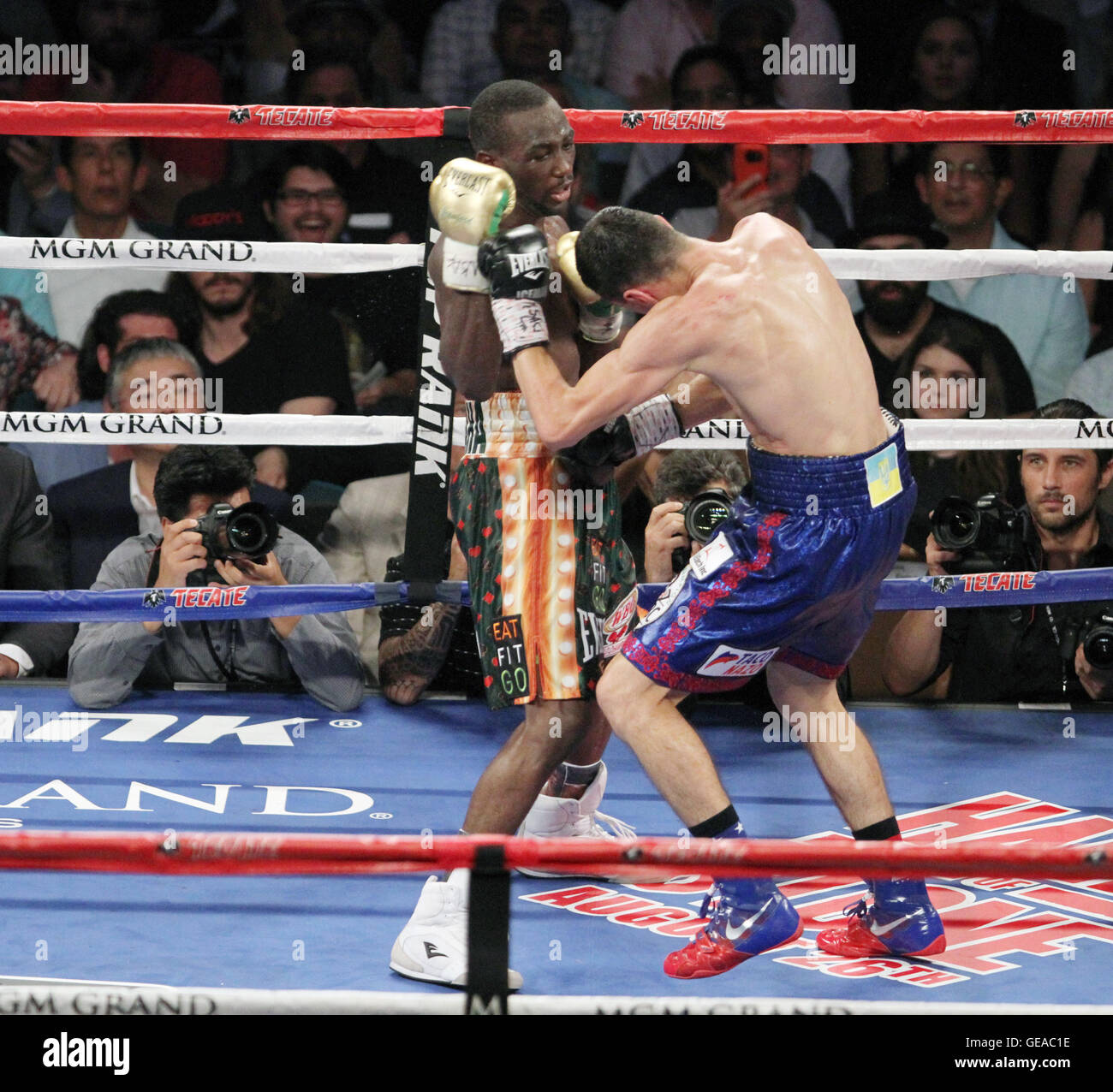 Las Vegas, Nevada, USA. 23rd July, 2016. WBO Welterwieight boxing ...