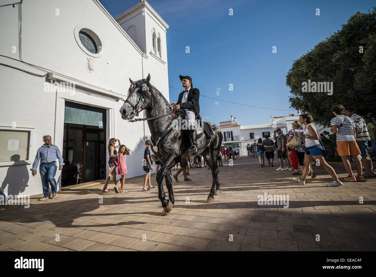 Menorca horse spain tradition festival hi-res stock photography and ...