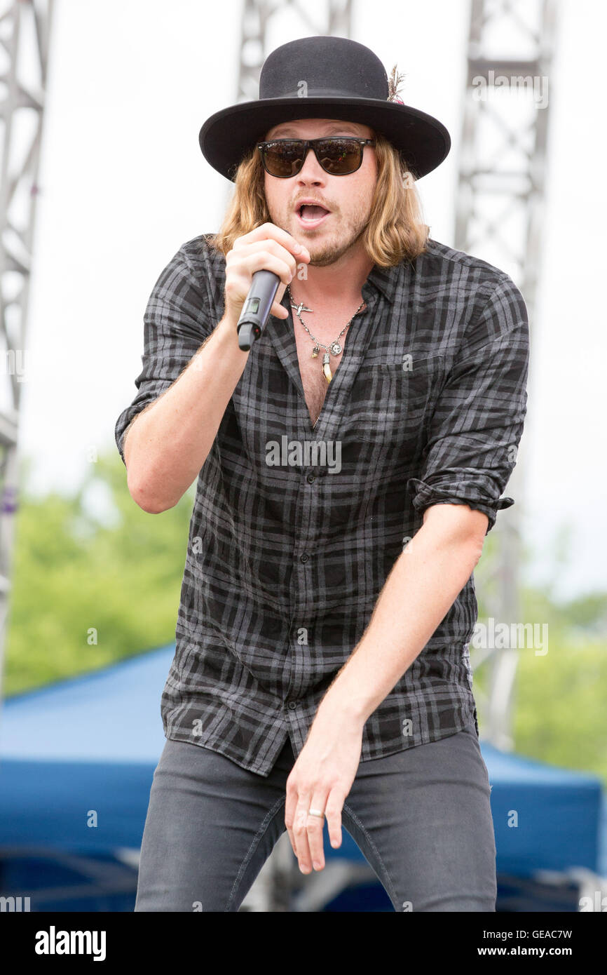 Eau Claire, Wisconsin, USA. 23rd July, 2016. MICHAEL HOBBY of A ...