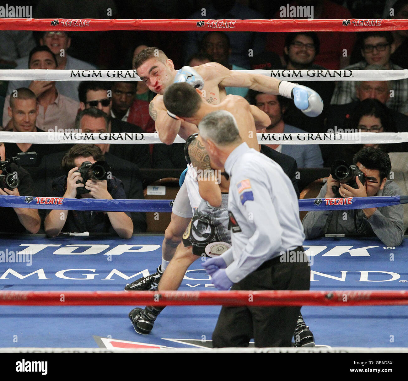 Las Vegas, Nevada, USA. 24th July, 2016. Mexican junior Welterweight ...