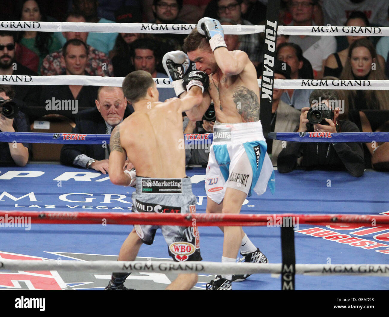 Las Vegas, Nevada, USA. 24th July, 2016. Mexican junior Welterweight ...