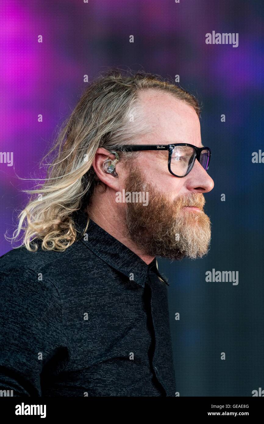 New York, NY, USA. 23rd July, 2016. Matt Berninger, The National on ...
