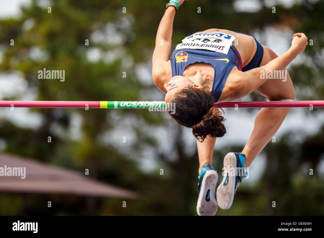 High jump heptathlon hi-res stock photography and images - Alamy