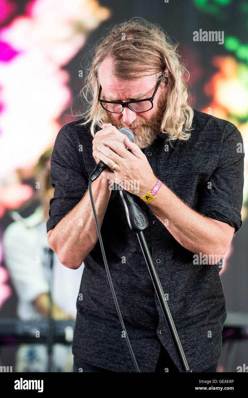 New York, NY, USA. 23rd July, 2016. Matt Berninger, The National on ...