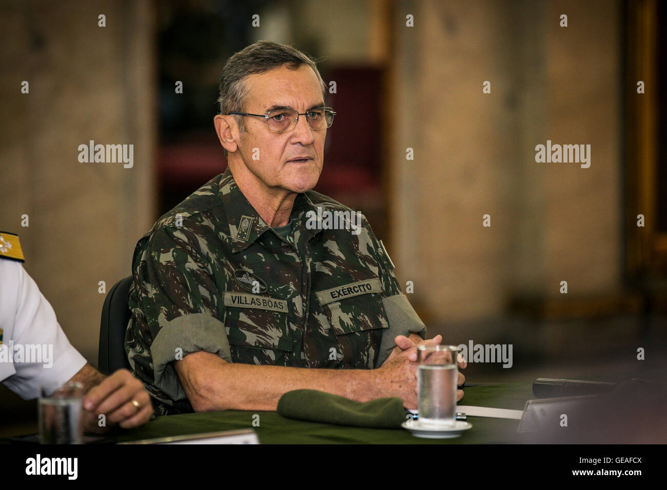 Gen Ex Villas Boas, during the press opening of the Defence actions for ...