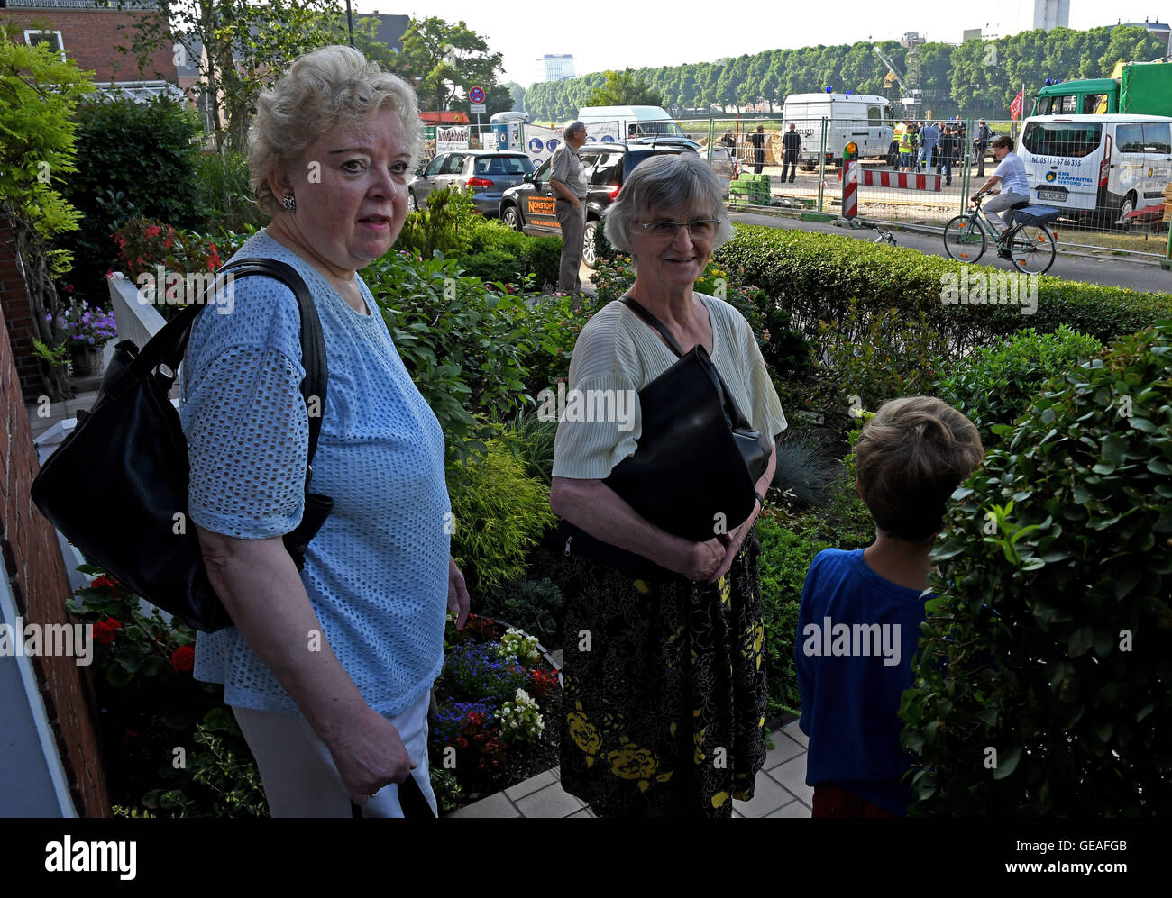 Bremen, Germany. 24th July, 2016. The Otten family have had to leave ...
